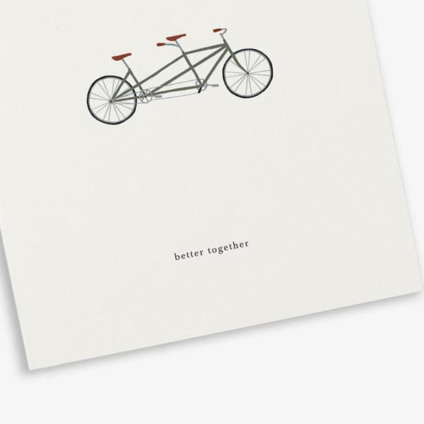 Tandem (Better Together) Greeting Card – Plegma shop
